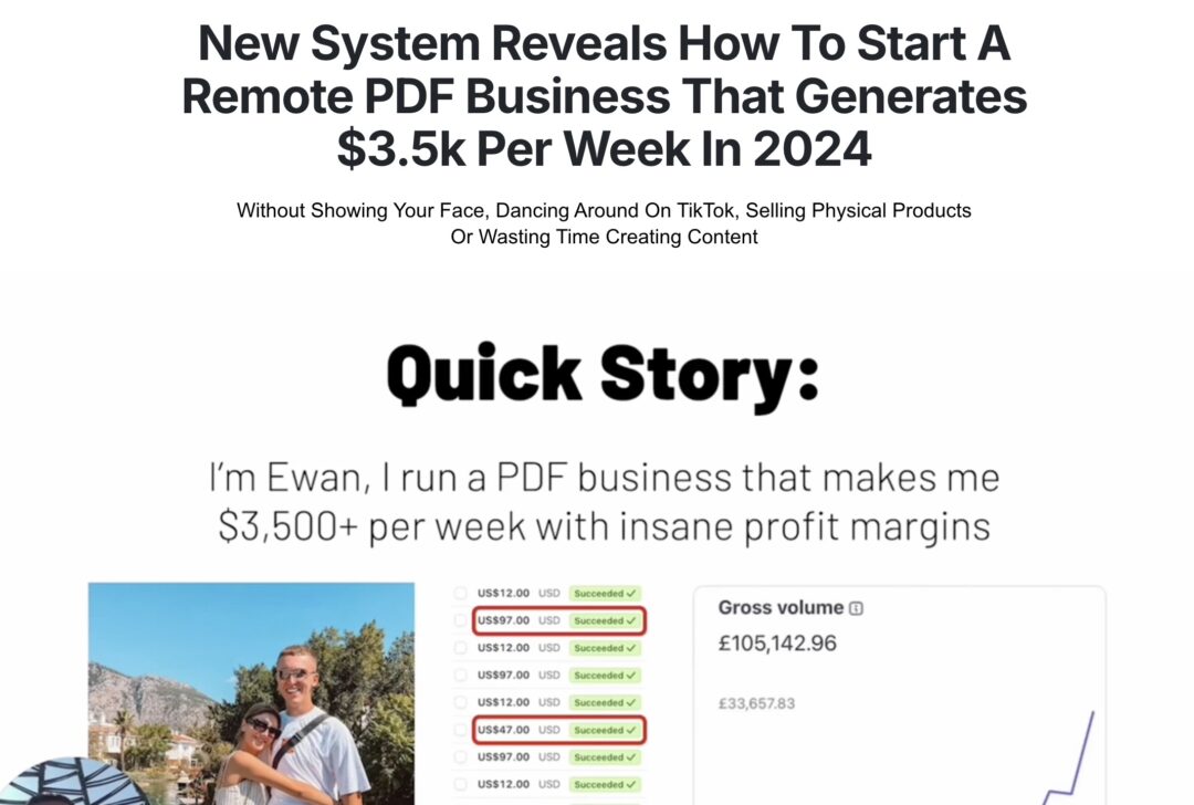 PDF Empire Builder Review: Is Ewan Davies a Scam?